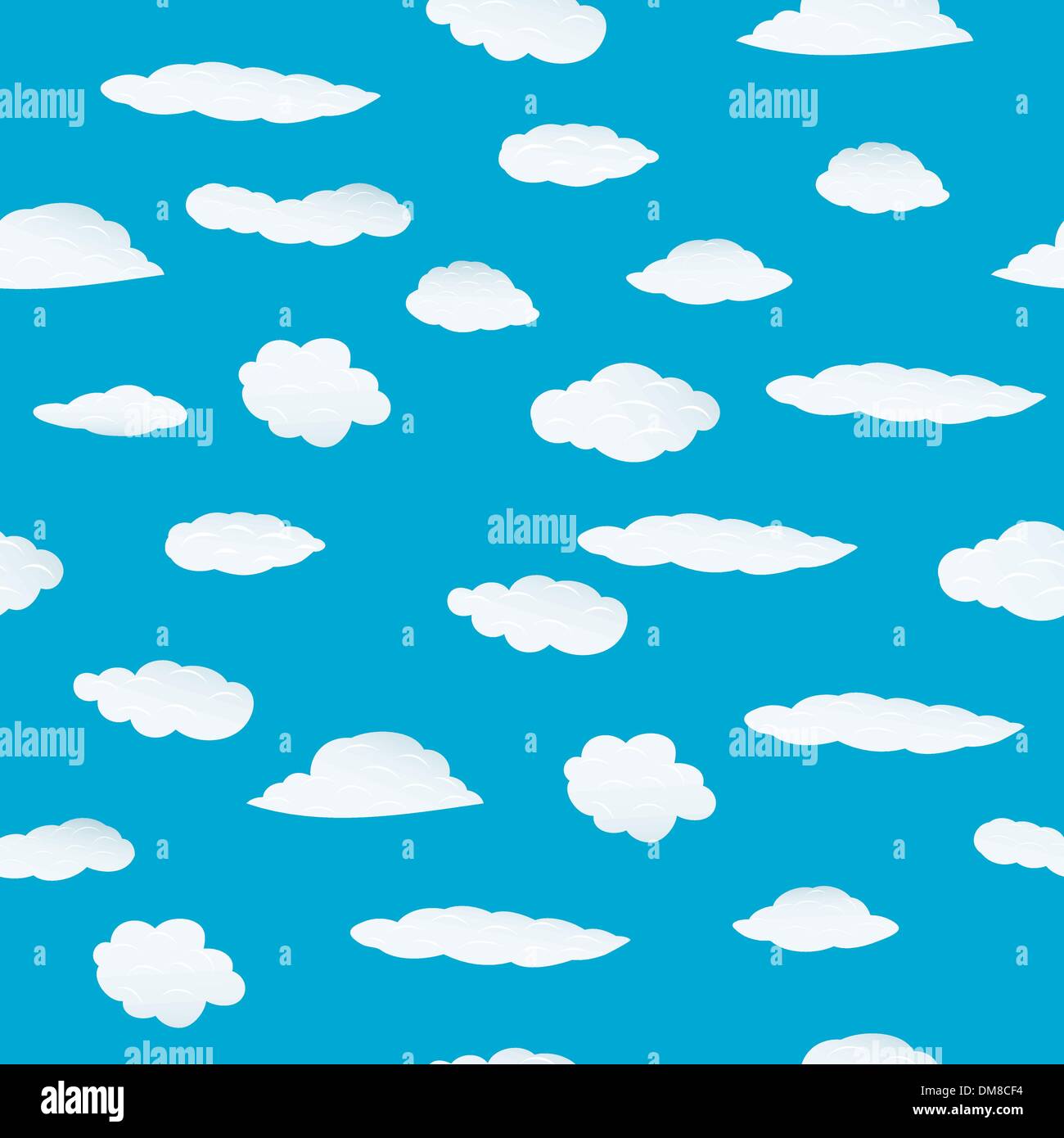 seamless cloud background Stock Vector Image & Art - Alamy