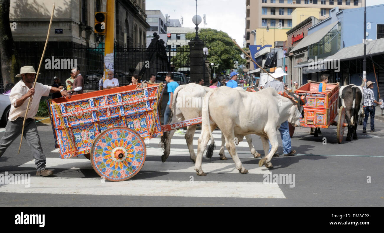 Costa rica ox cart hi-res stock photography and images - Alamy