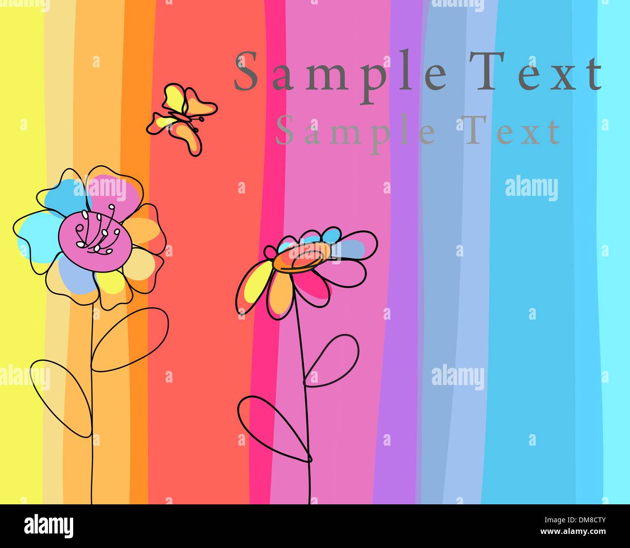 Greetings card cards postcard postcards Stock Vector Images - Alamy