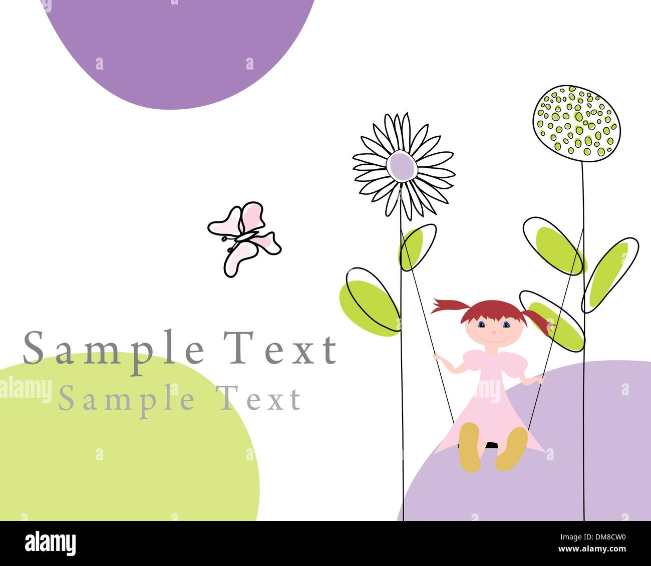 Greetings card cards postcard postcards Stock Vector Images - Alamy