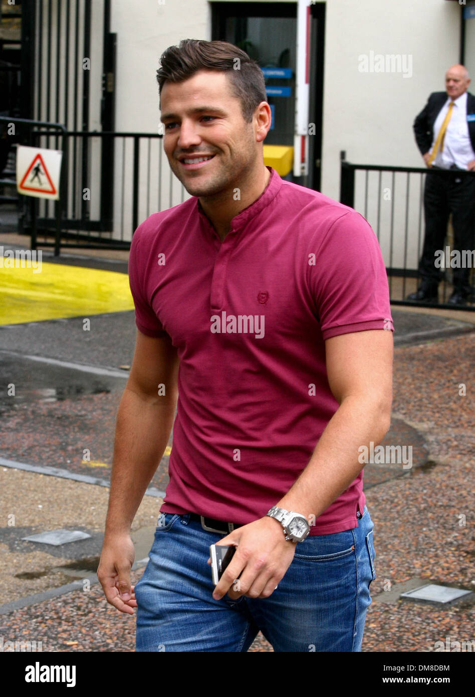 Mark Wright at the ITV studios London, England - 30.08.12 Stock Photo ...