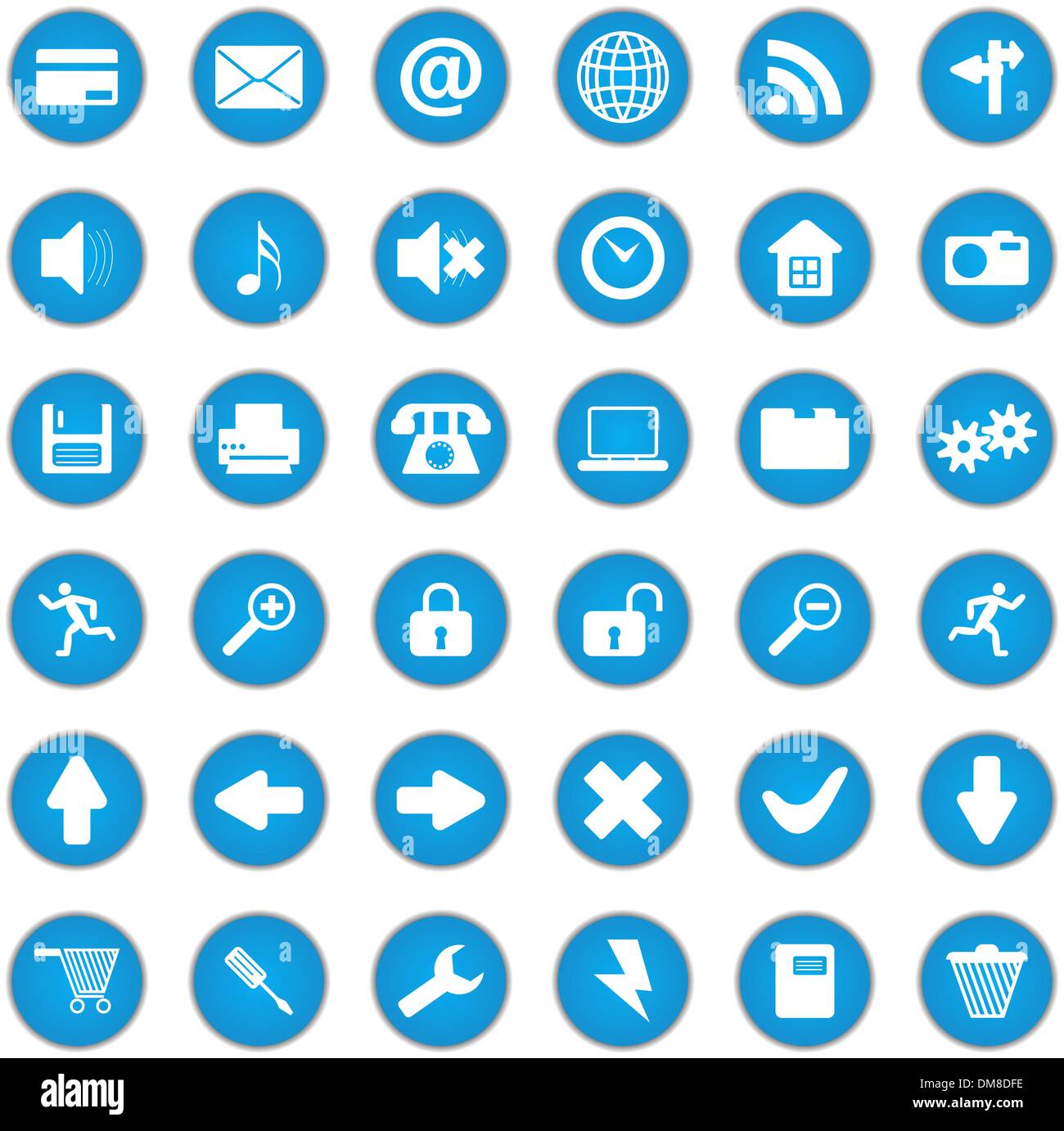 General Icon Set High Resolution Stock Photography and Images - Alamy