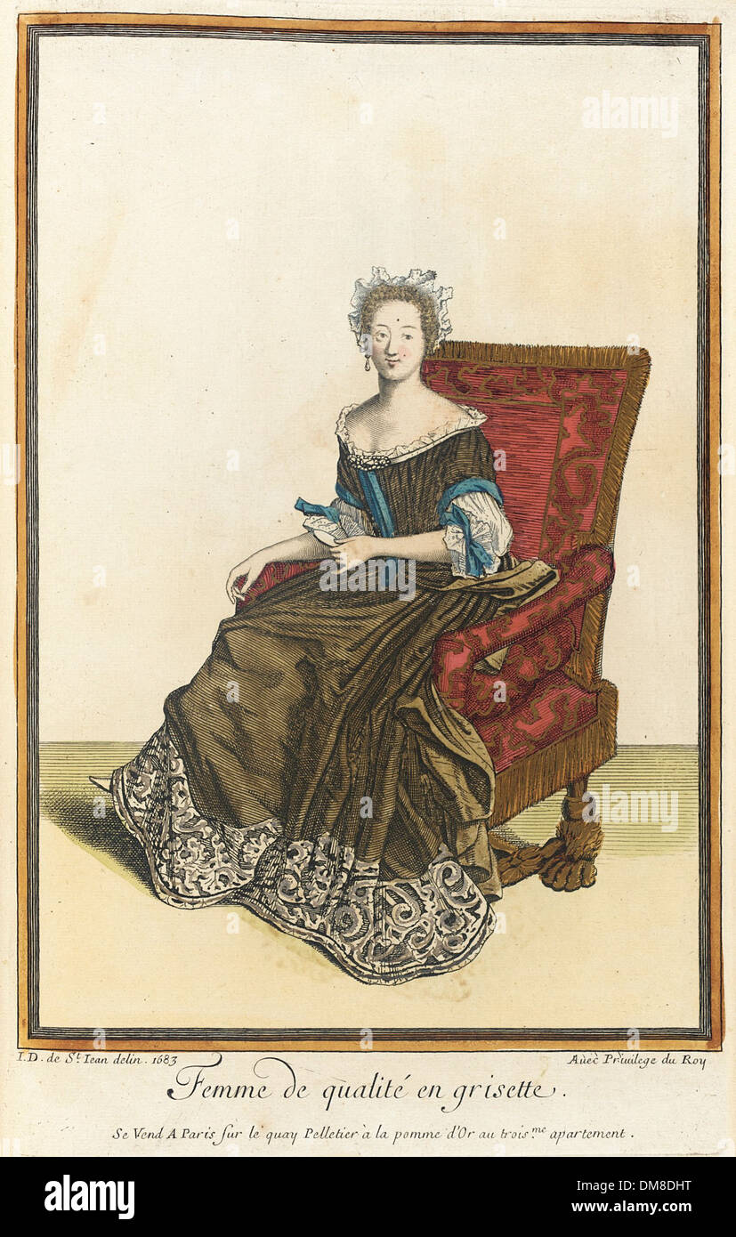 French dress 18th century hi-res stock photography and images - Alamy