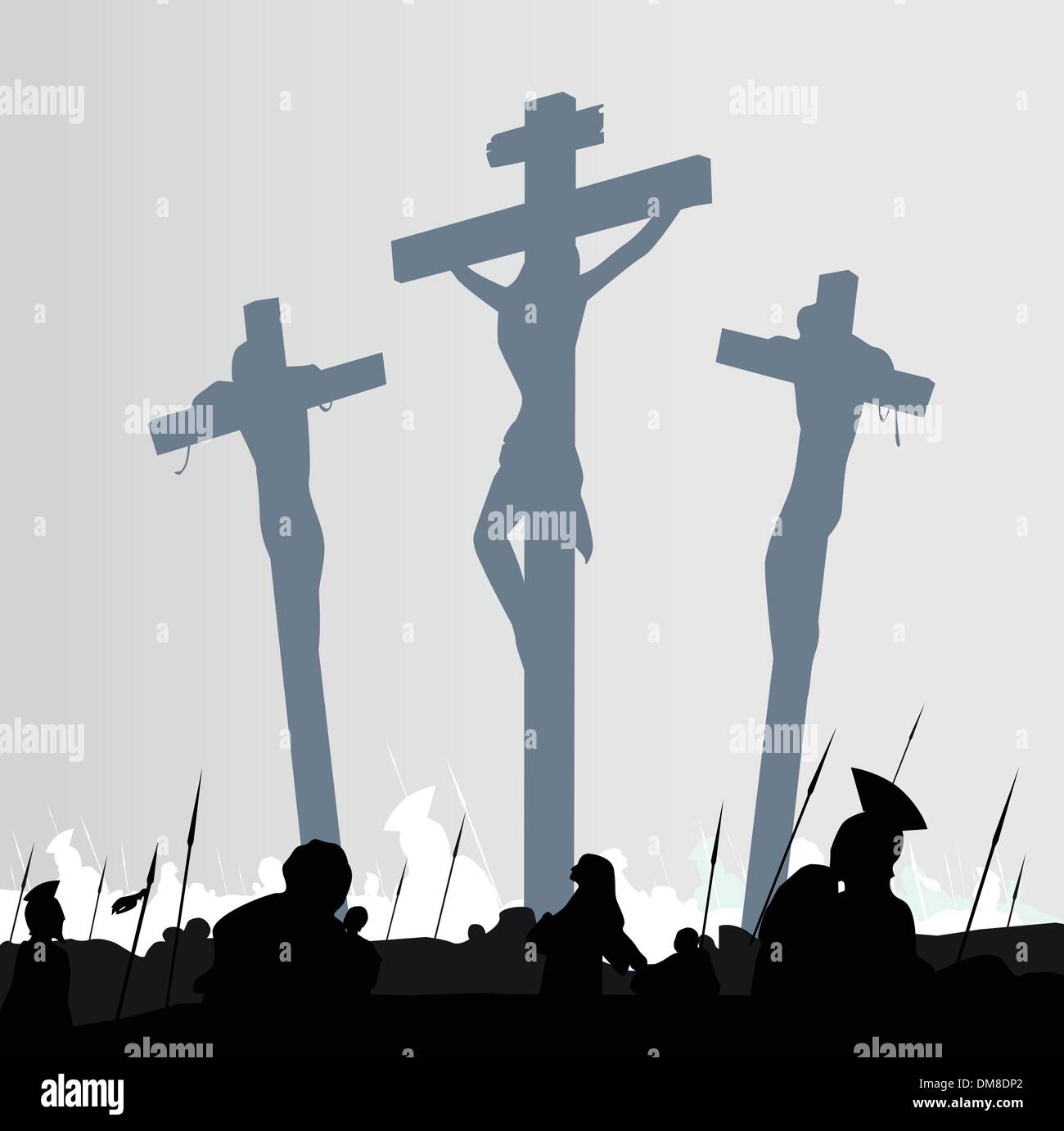 Eastern calvary crucifixion scene Stock Vector Image & Art - Alamy