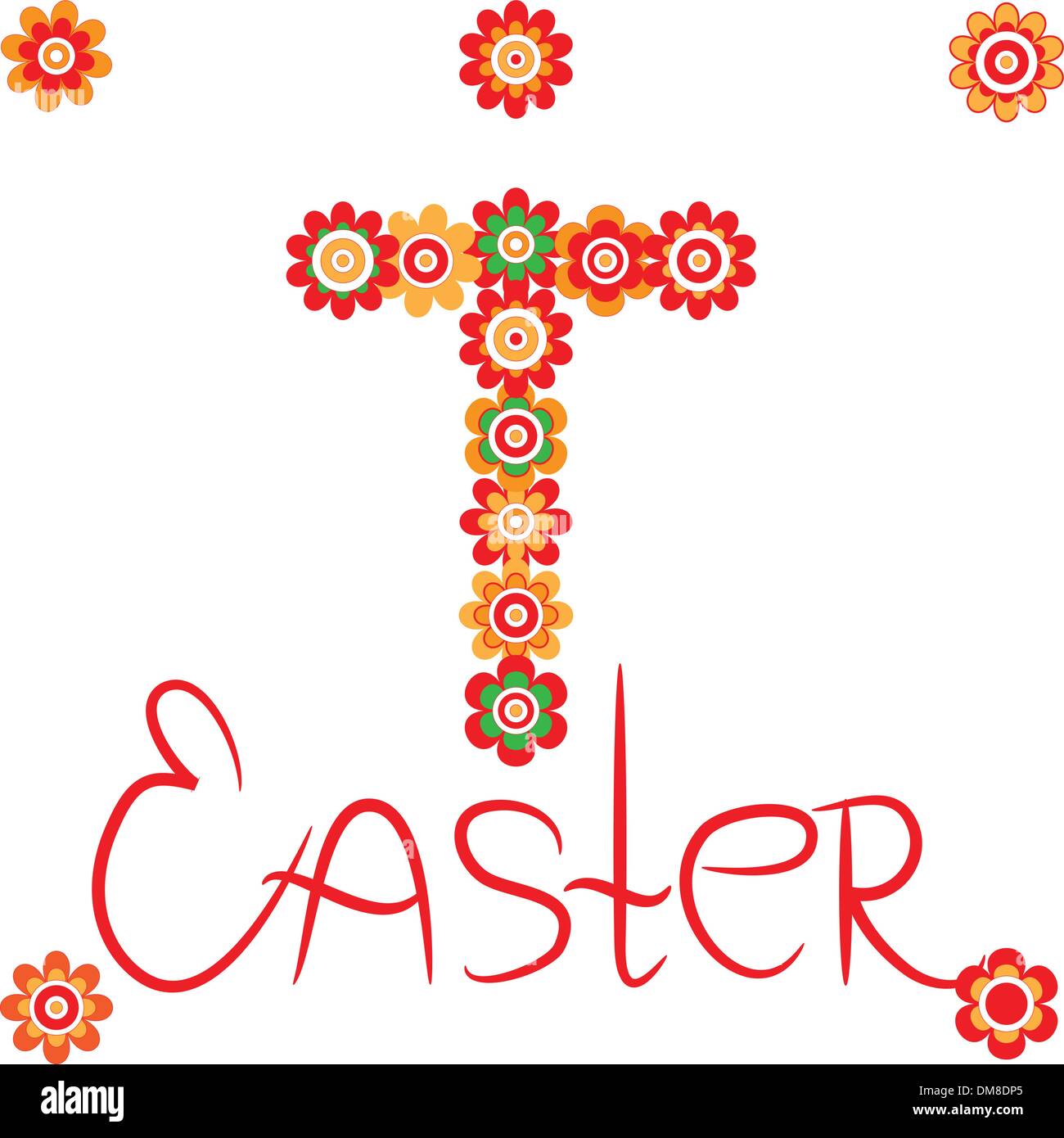 Cross easter Stock Vector Images - Alamy