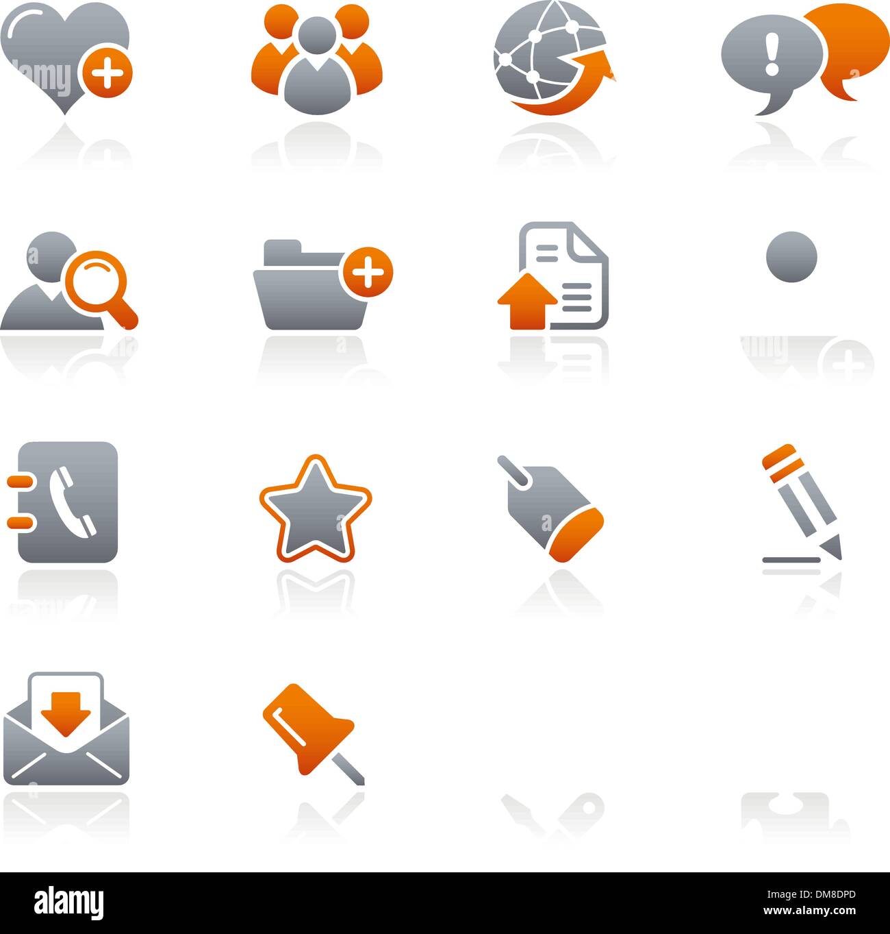 Internet & Blog // Graphite Icons Series Stock Vector Image & Art - Alamy