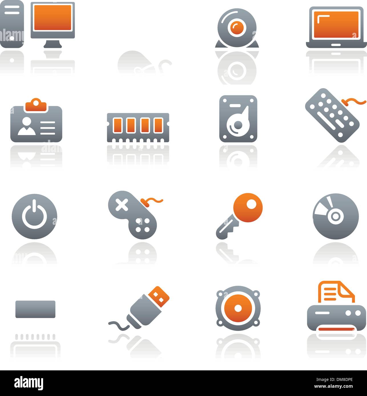 Computer & Devices // Graphite Icons Series Stock Vector Image & Art ...