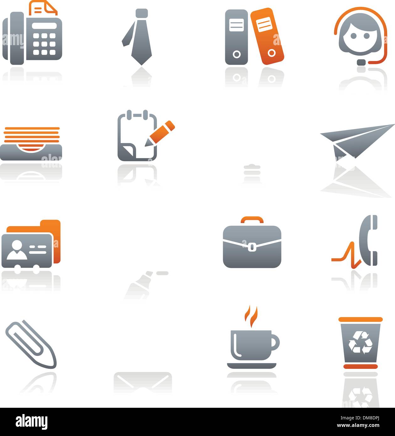 Office & Business // Graphite Icons Series Stock Vector Image & Art - Alamy