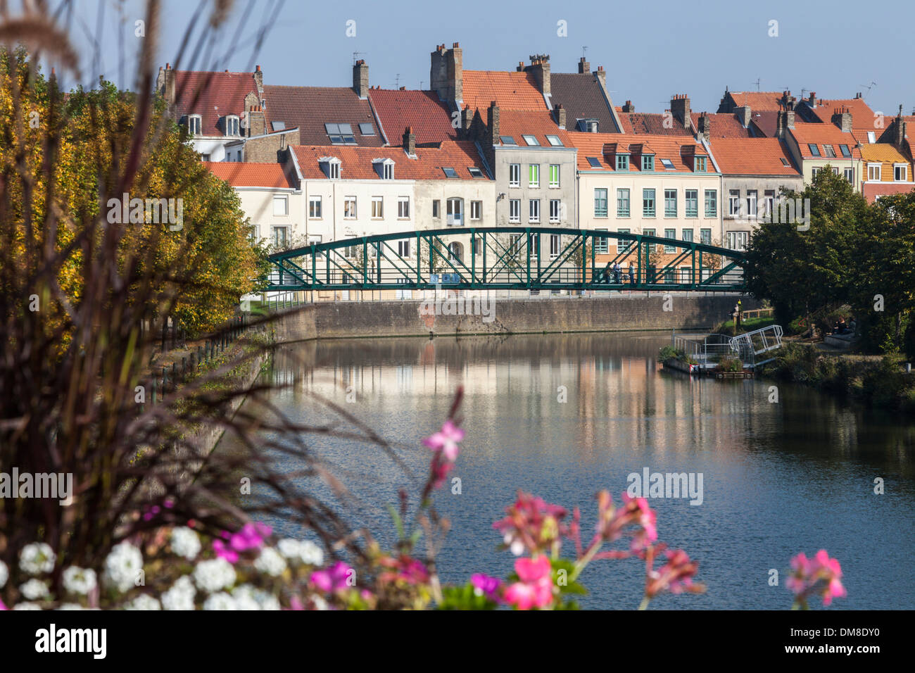 Buildings and bridges in Dunkirk, Dunkirque, France Stock Photo - Alamy