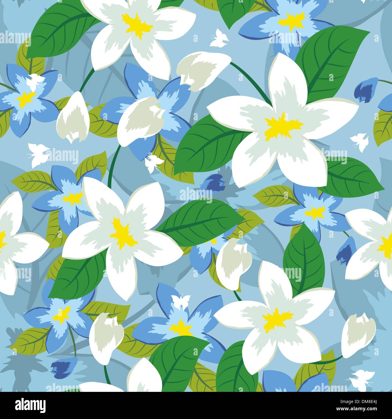 seamless floral pattern Stock Vector Image & Art - Alamy