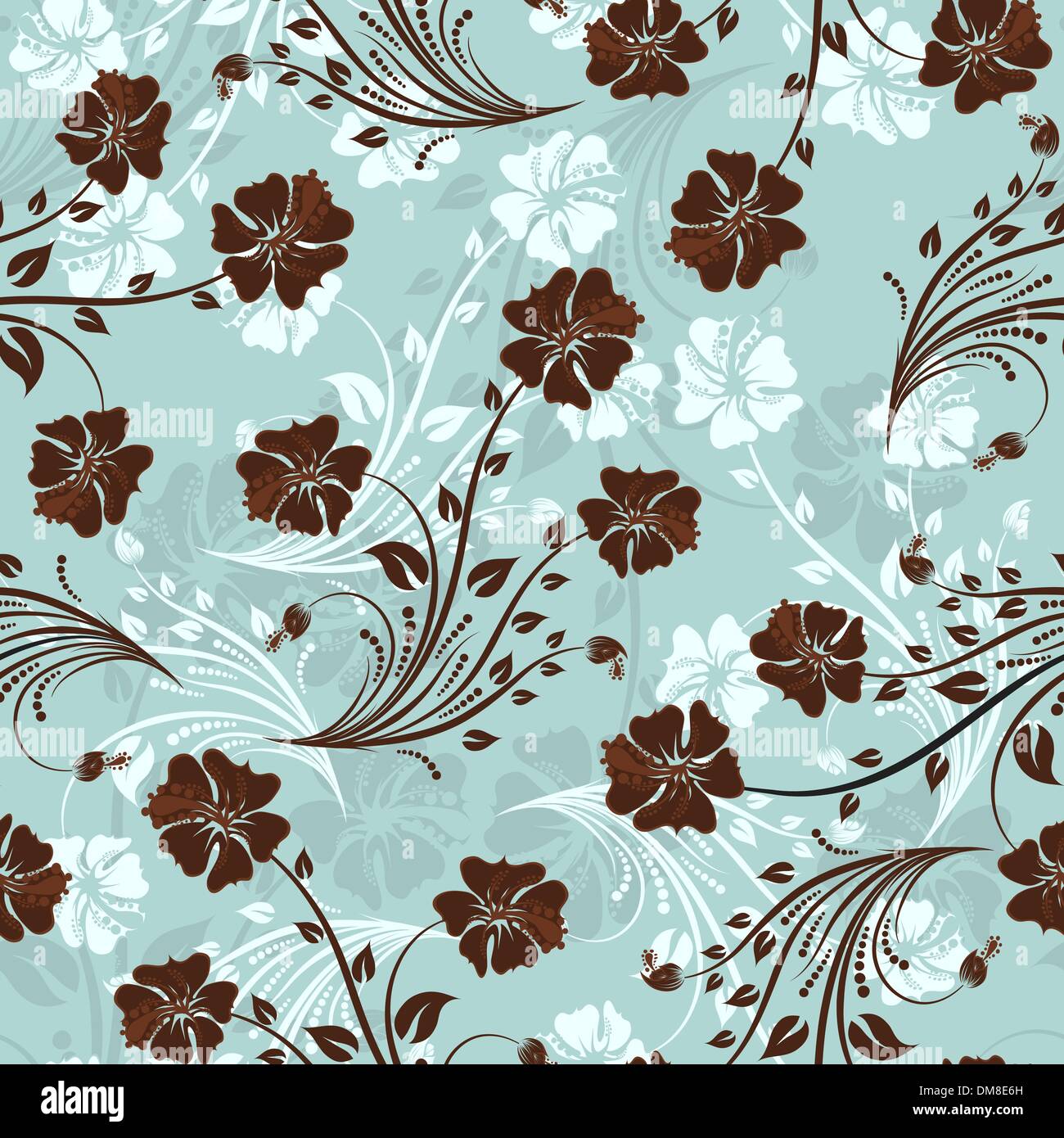 seamless floral pattern Stock Vector Image & Art - Alamy