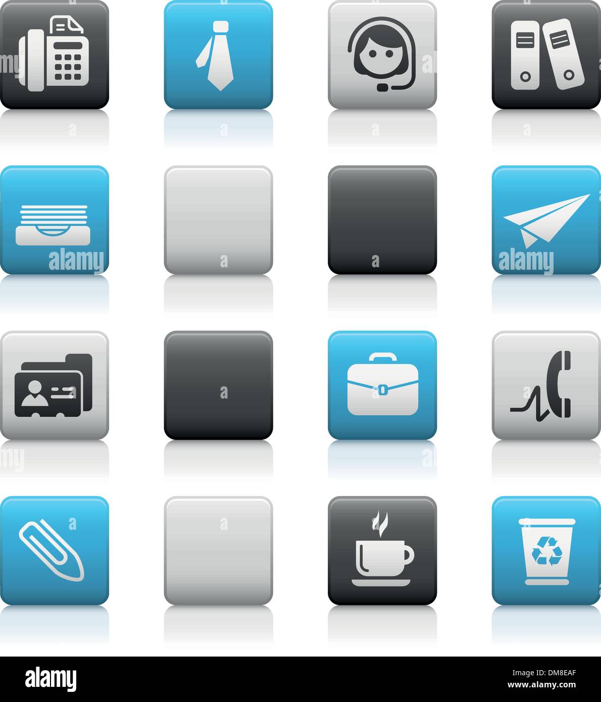 Office & Business // Matte Icons Series Stock Vector Image & Art - Alamy