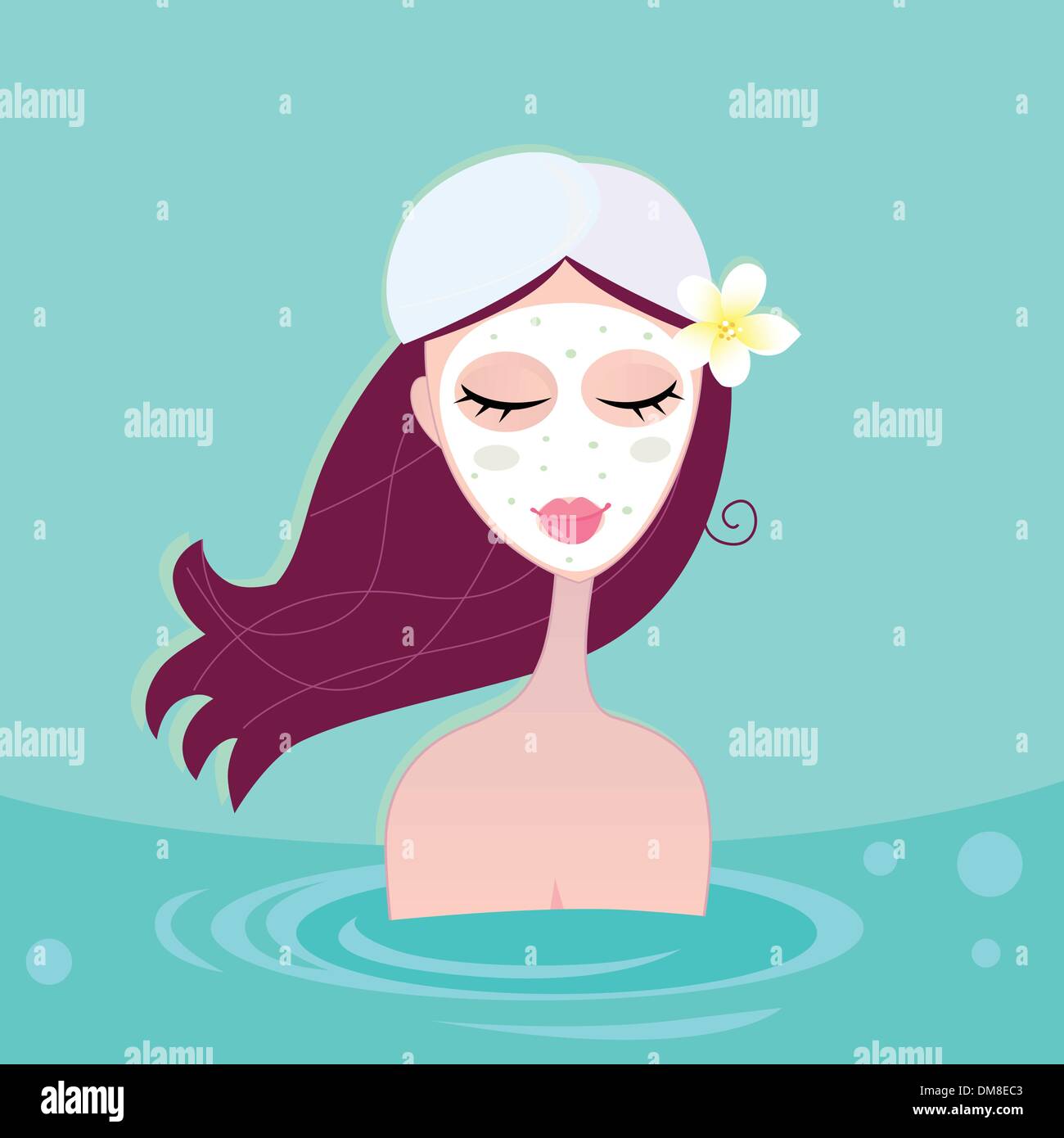 Hydrotherapy cure Stock Vector Images - Alamy