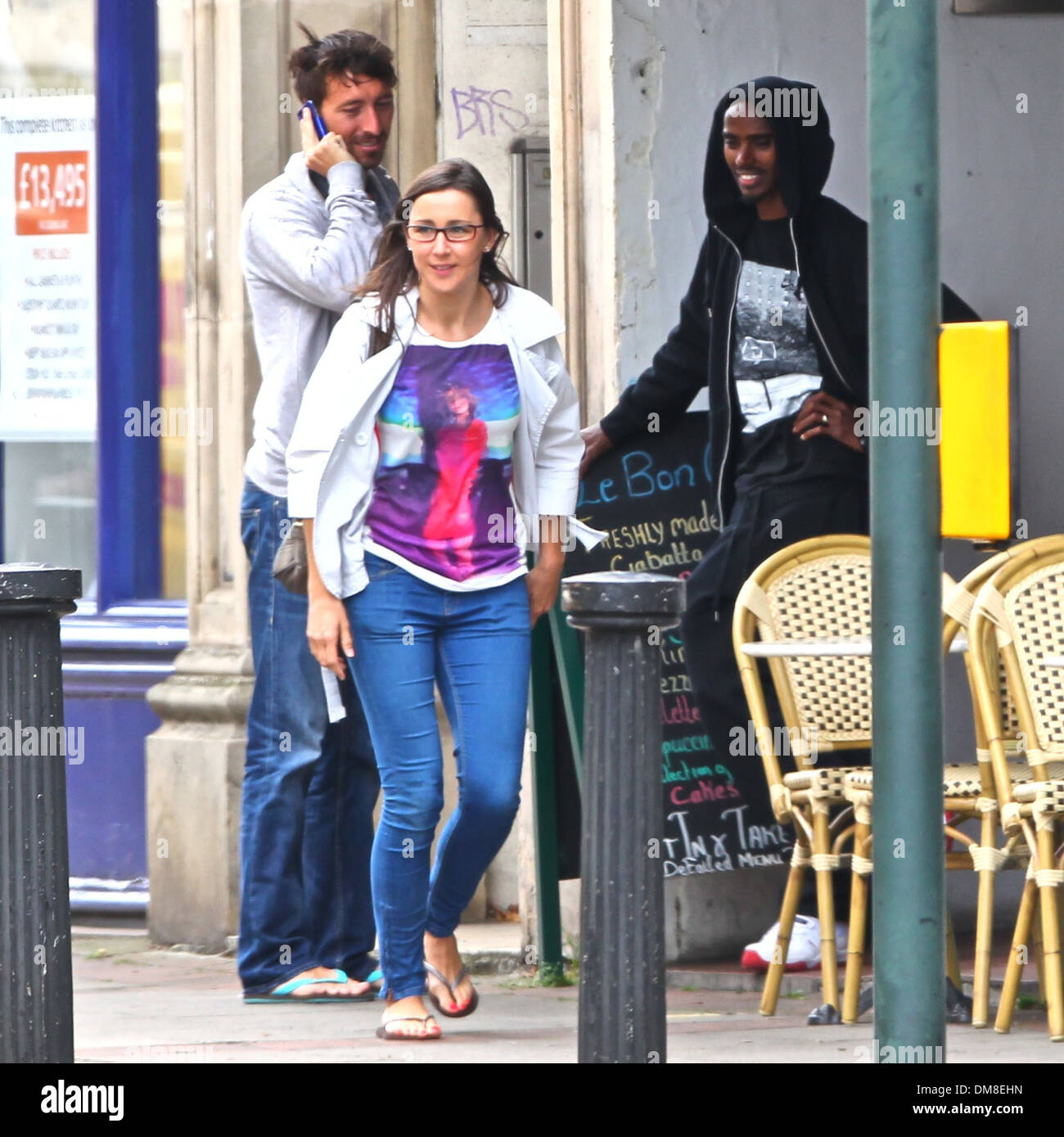 Team GB double Olympic champion runner Mo Farah pops out for coffee in ...