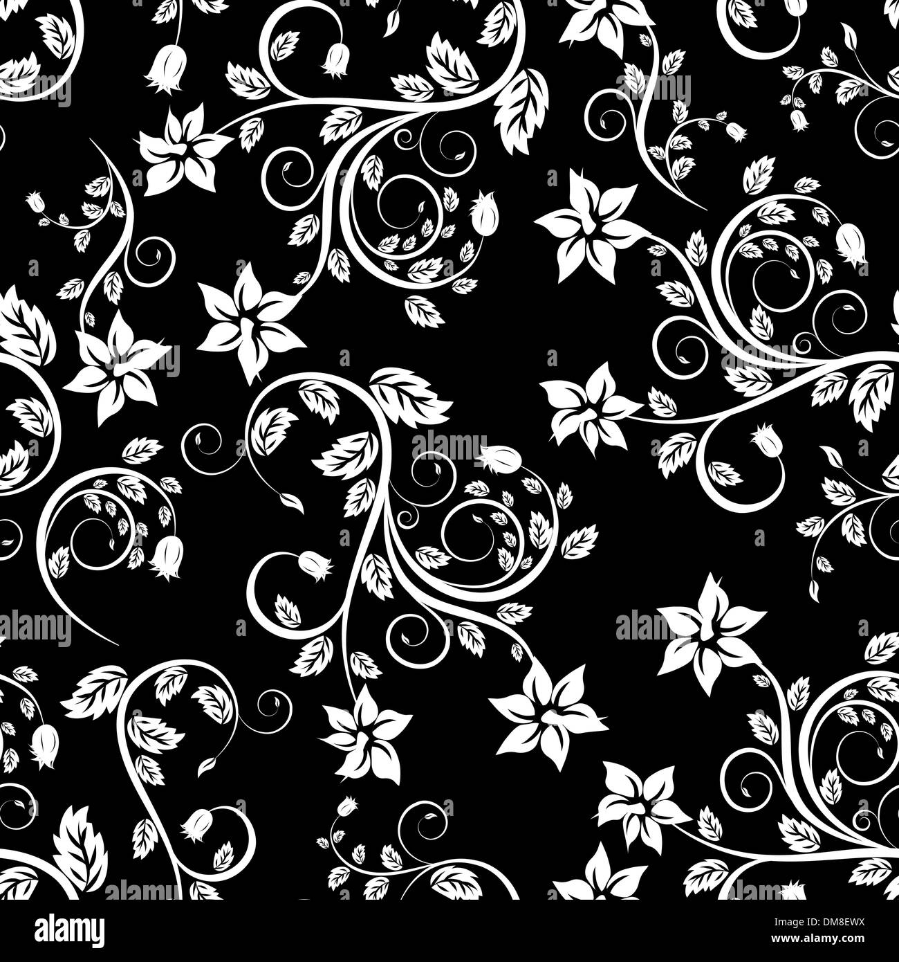 seamless floral pattern Stock Vector Image & Art - Alamy