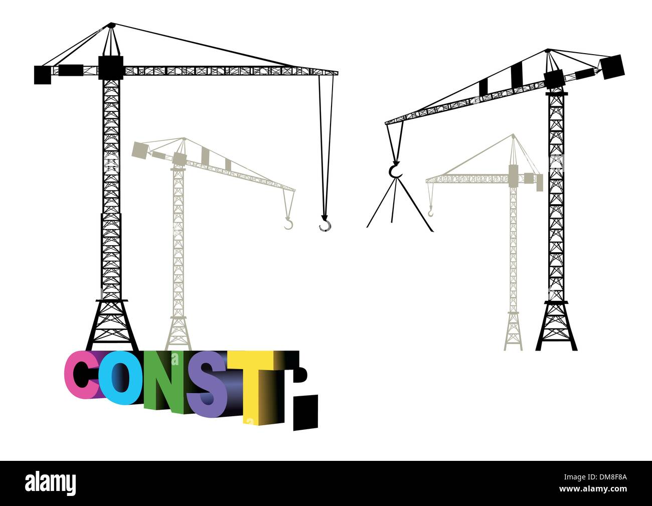 Under construction site Stock Vector Images - Alamy