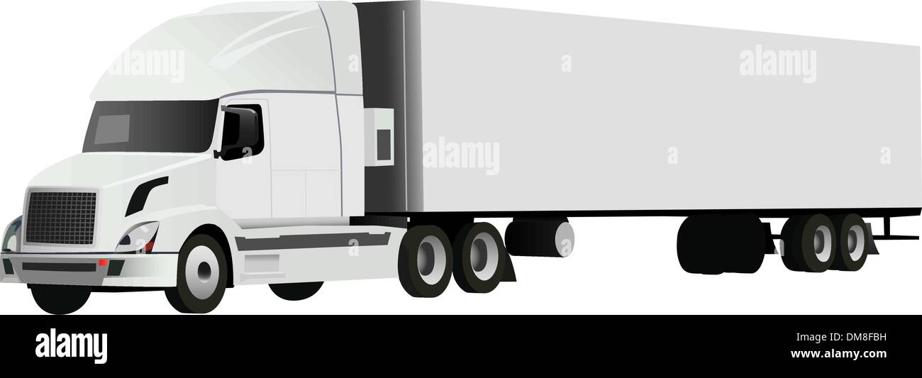 Truck motorway Stock Vector Images - Alamy