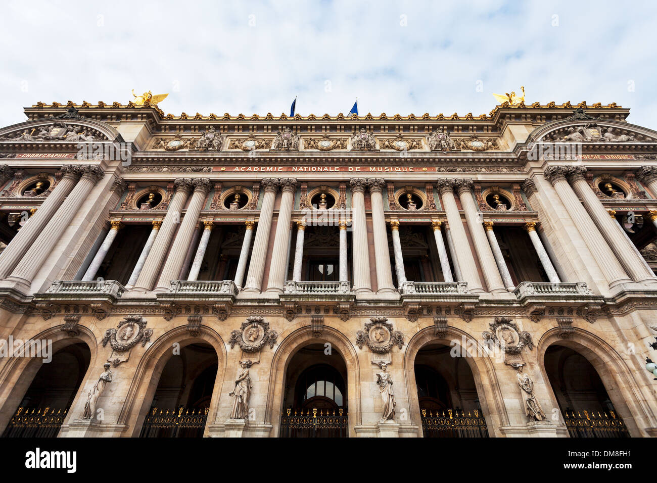 facade of Opera House - Palais Garnier in Paris Stock Photo - Alamy