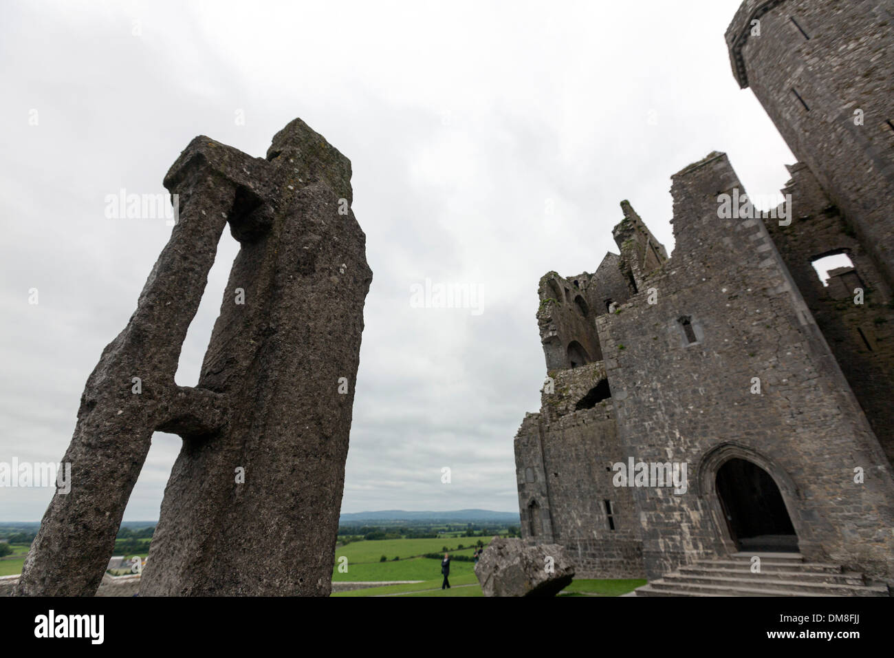 11th century reproduction cross of Saint Patrick and the Gothic ...