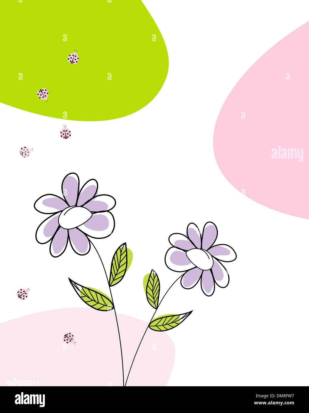 Greetings card cards postcard postcards Stock Vector Images - Alamy