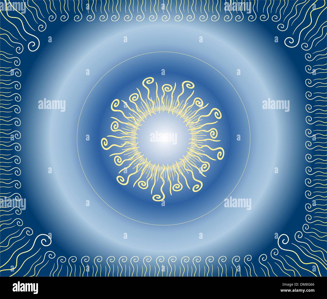 Sunny sky in morning Stock Vector Images - Alamy