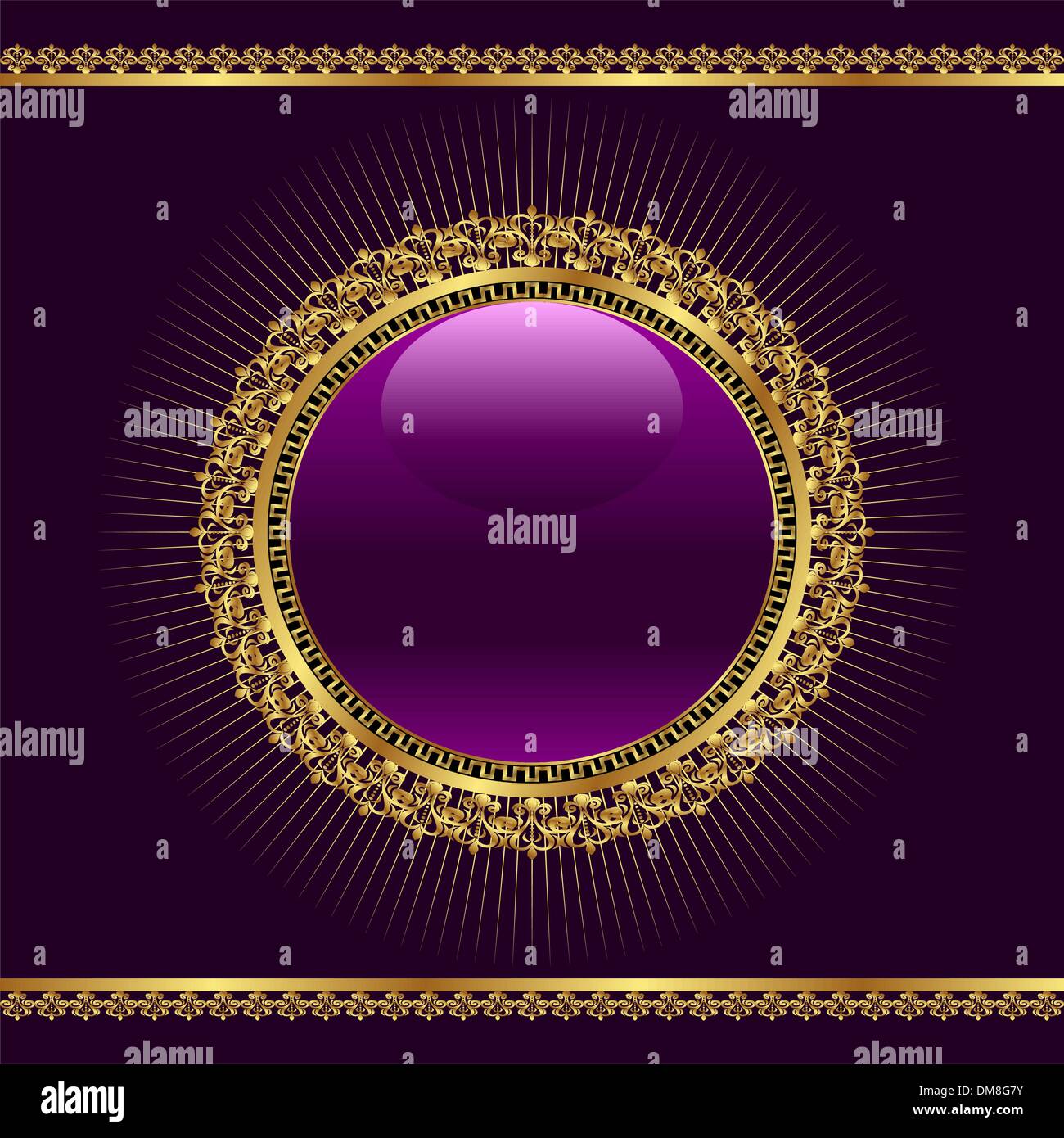 Ornamental medal Stock Vector Images - Alamy