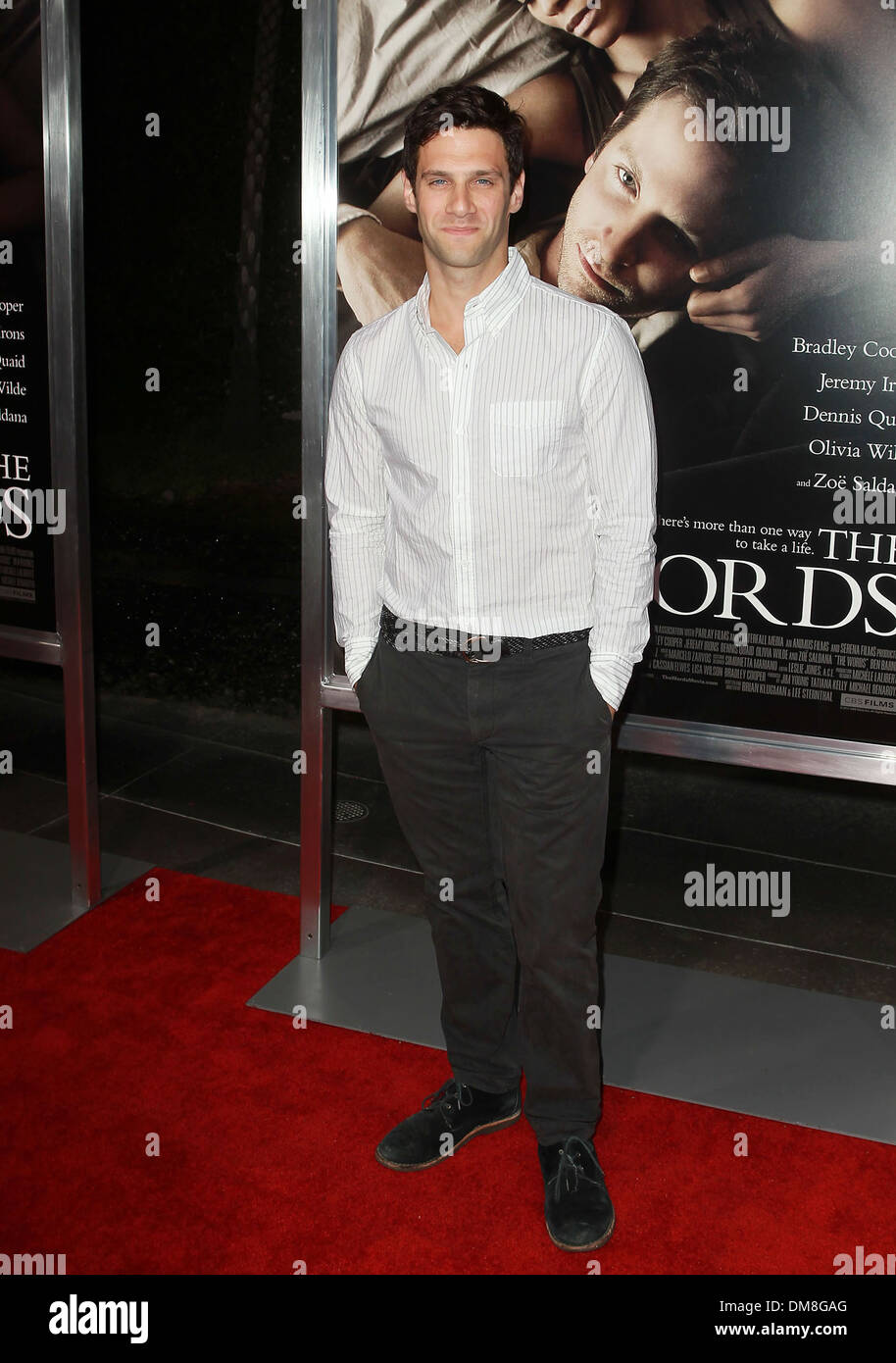 Justin Bartha at premiere of CBS Films' 'The Words' at ArcLight Cinema ...