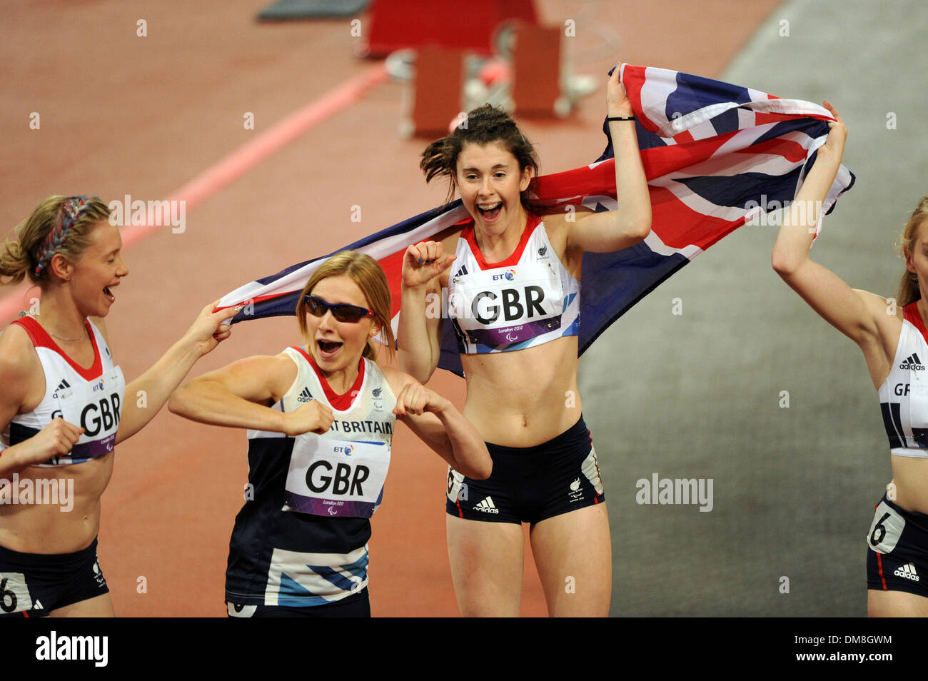 Womens team relay hi-res stock photography and images - Alamy