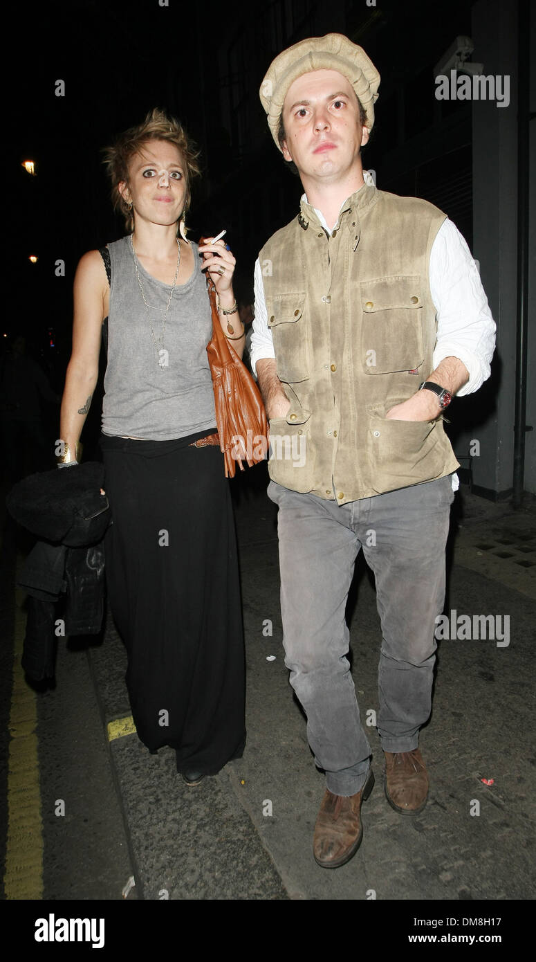 Bo Bruce outside the Groucho Club London, England - 04.09.21 Stock ...