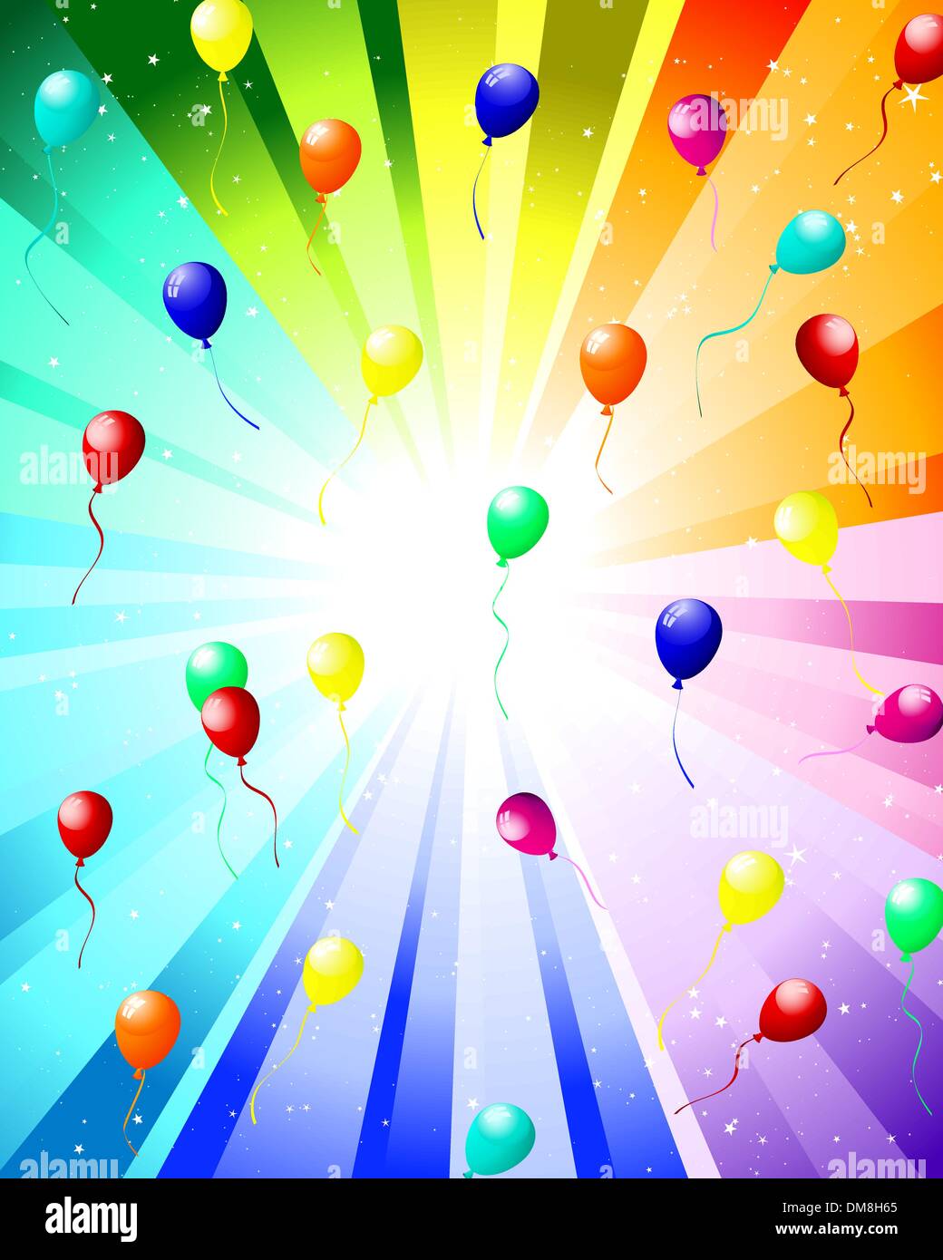 Color explosion rainbow colors Stock Vector Images - Alamy