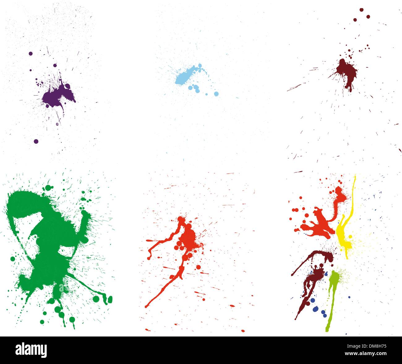 Set vector color illustrations Stock Vector Images - Alamy