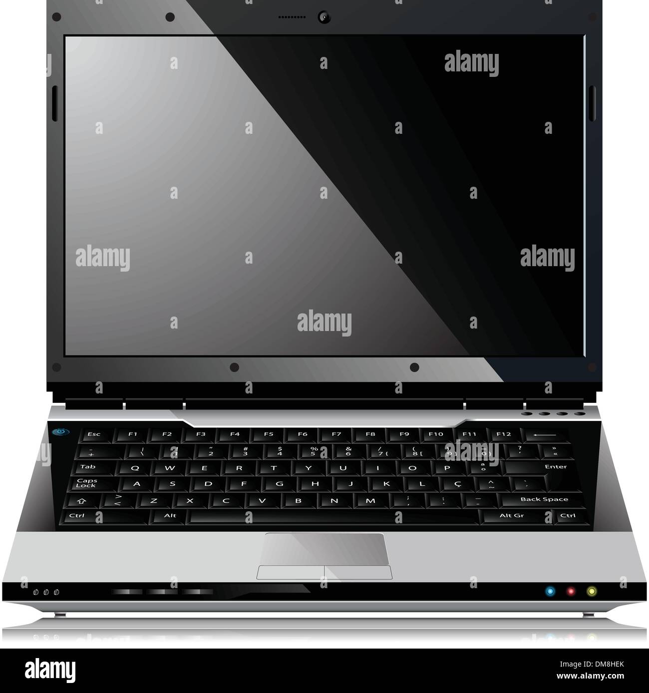 Laptop vector vectors hi-res stock photography and images - Alamy