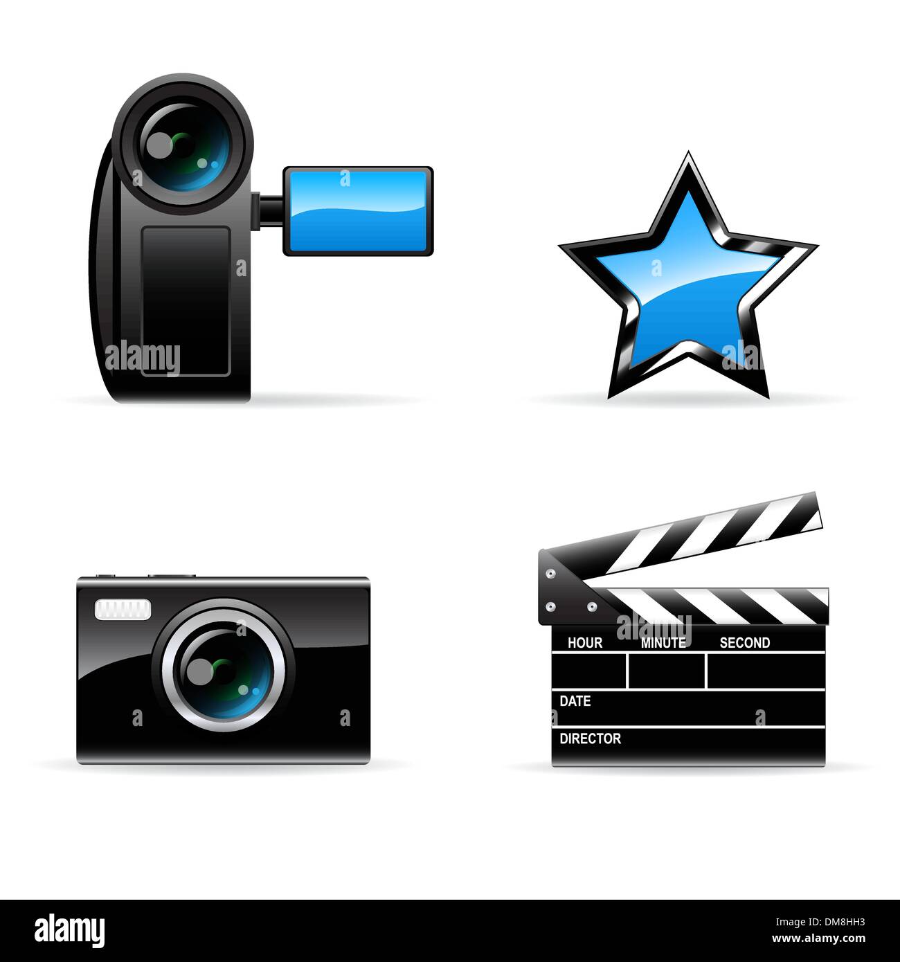 Digital abstract video Cut Out Stock Images & Pictures - Alamy