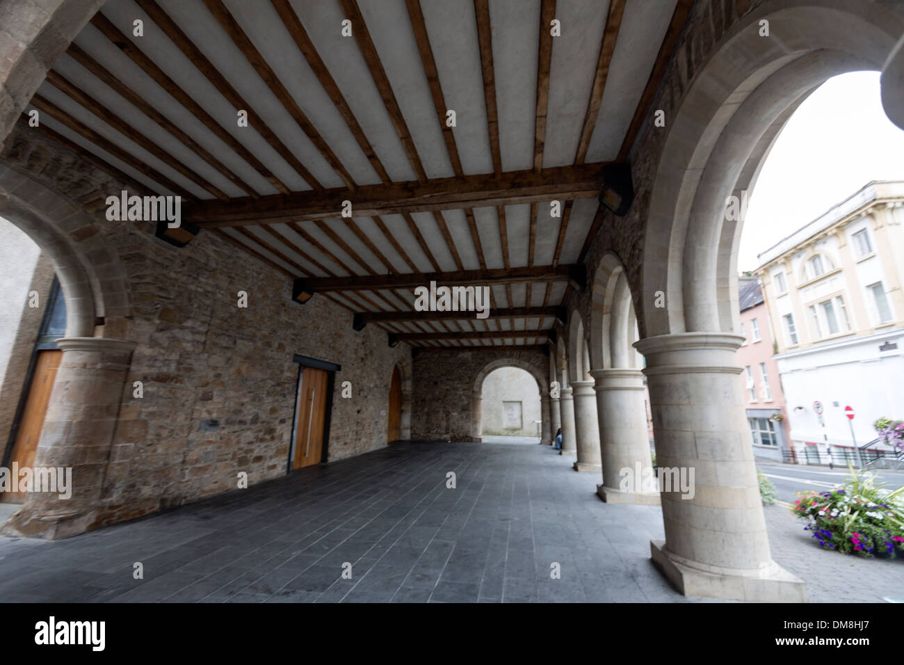 Clonmel The Main Guard covered arches Stock Photo - Alamy