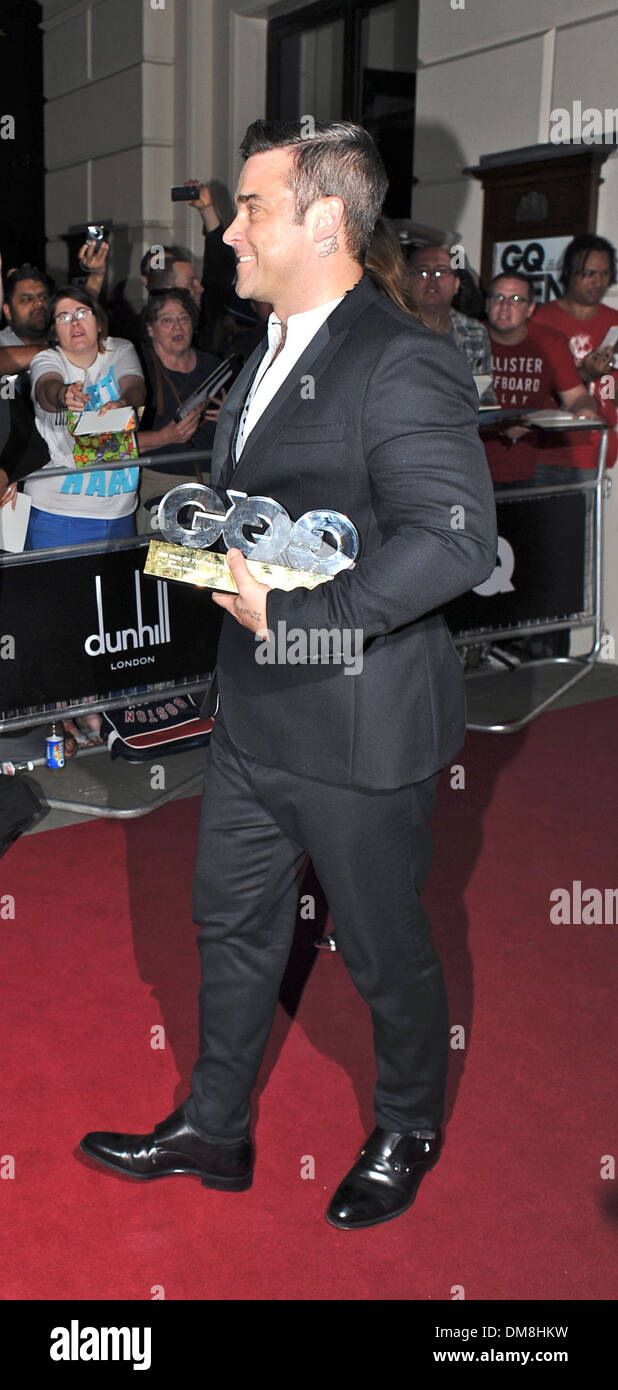 Robbie Williams GQ Men of Year Awards 2012 held at Royal Opera House ...