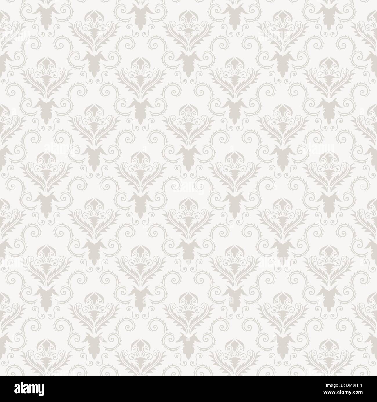 Seamless Damask Pattern Stock Vector Image And Art Alamy 