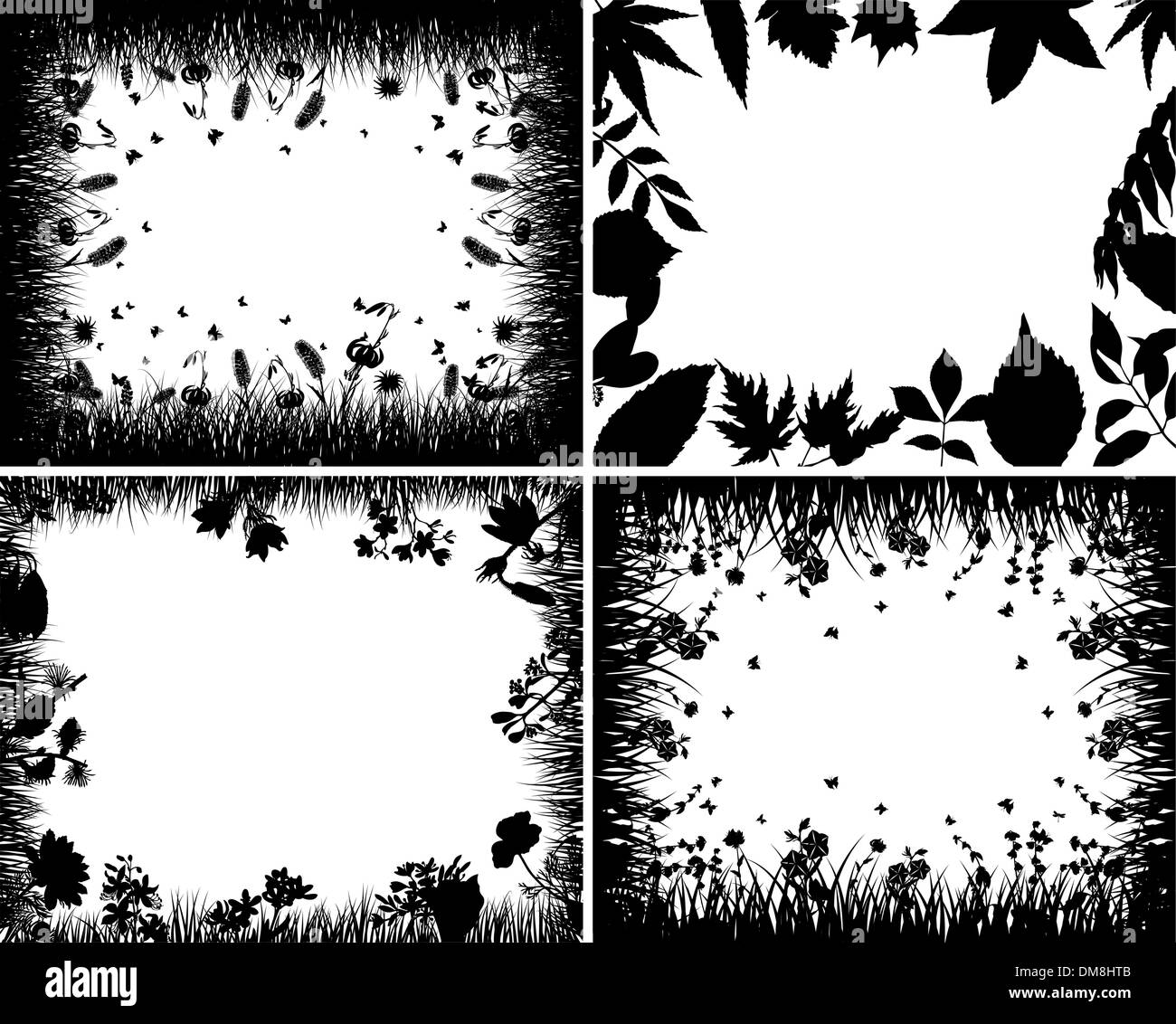 Elements botany botany stems Black and White Stock Photos & Images - Alamy