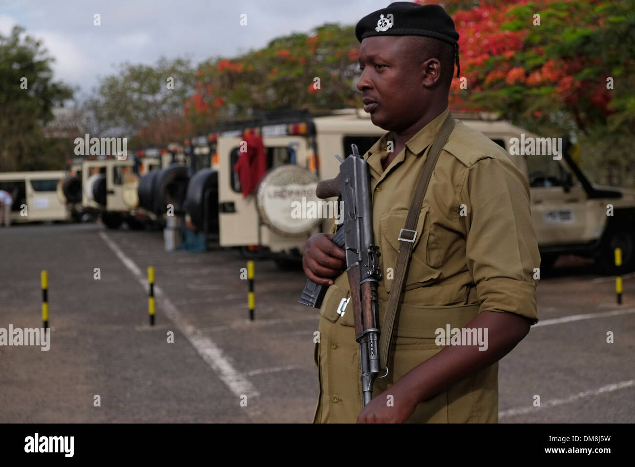 Security guard parking lot in hi-res stock photography and images - Alamy