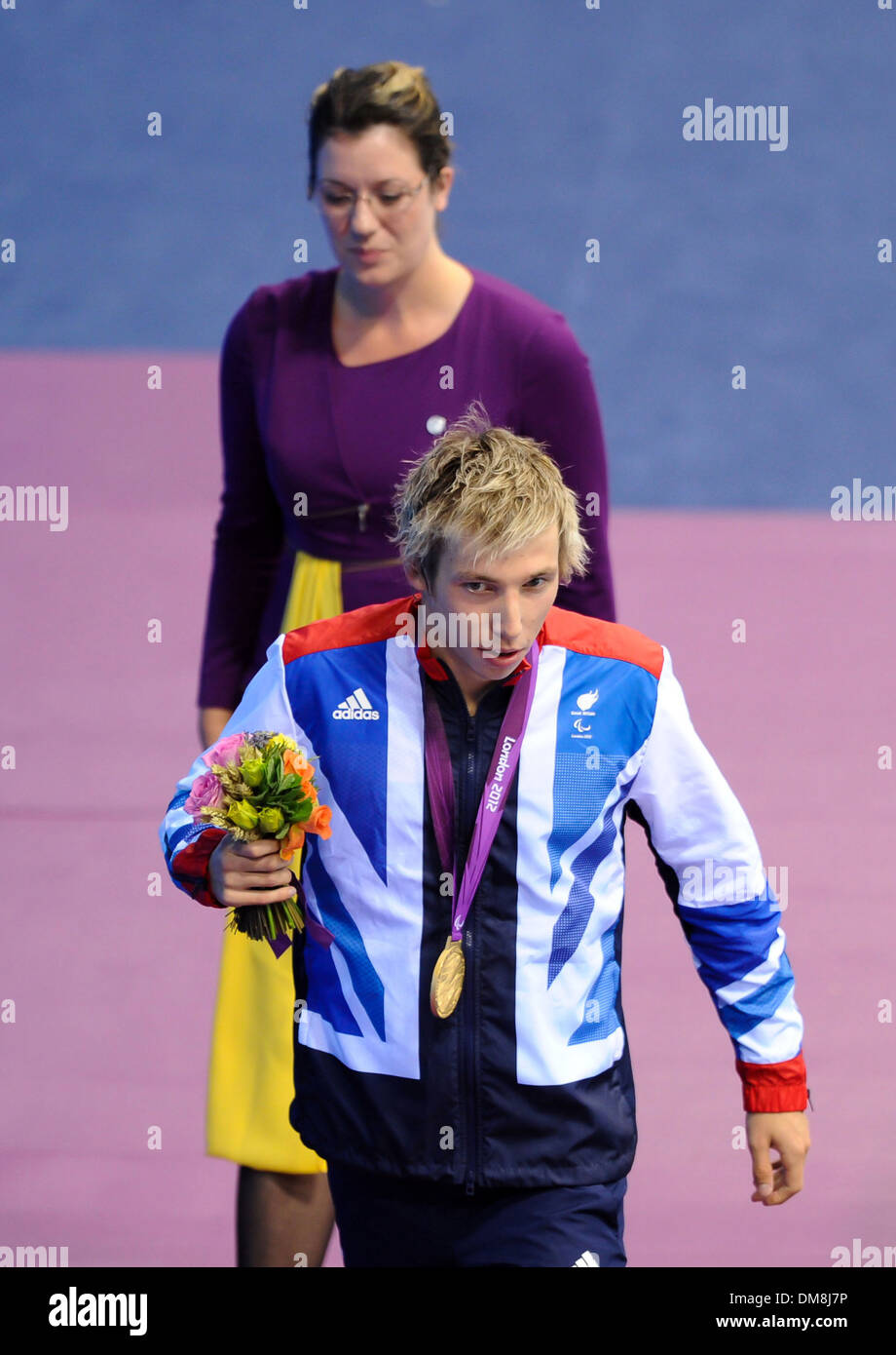 Gold medalist Jonathan Fox London 2012 Paralympic Games - Men's 100m ...