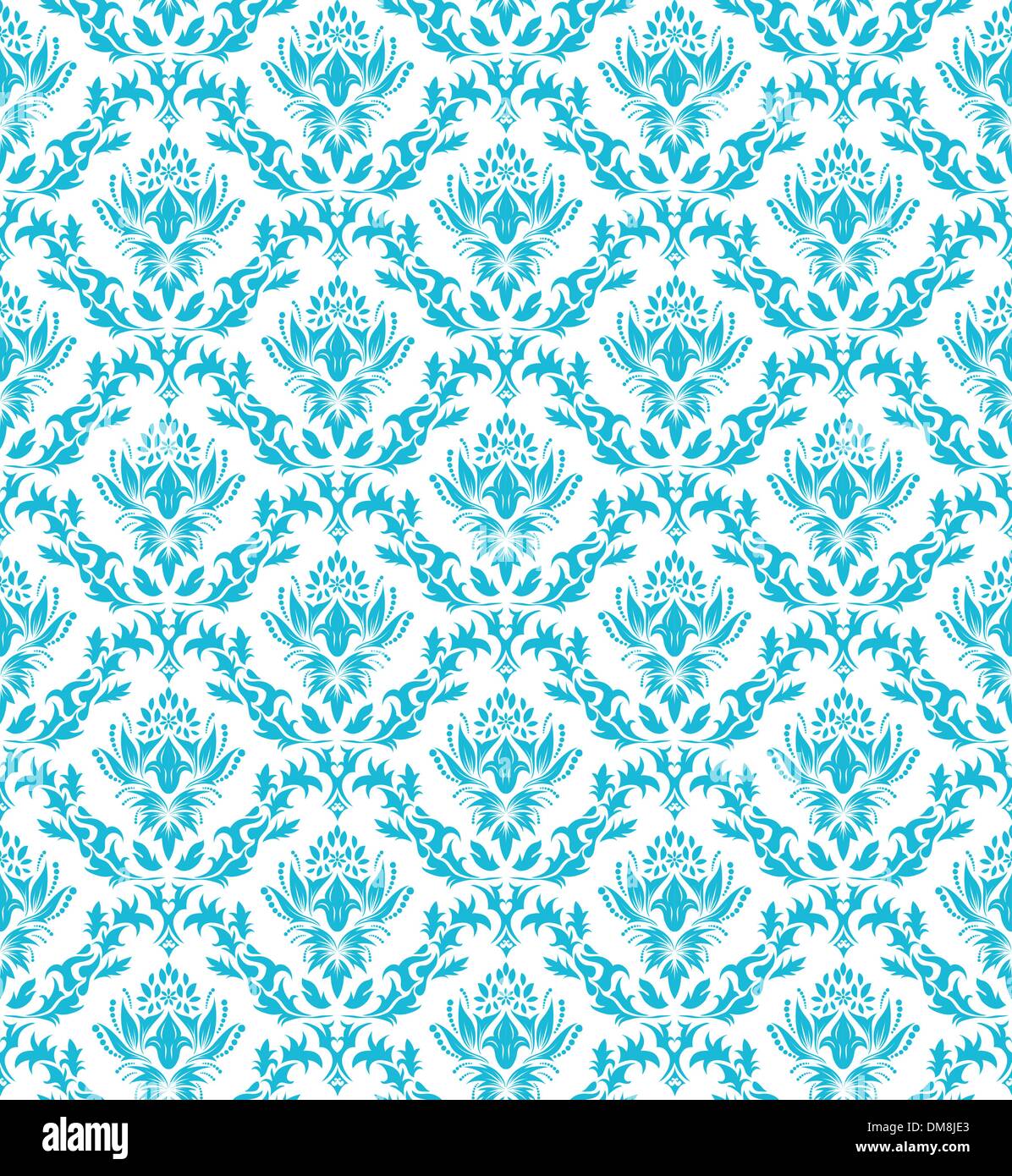 seamless damask pattern Stock Vector Image & Art - Alamy
