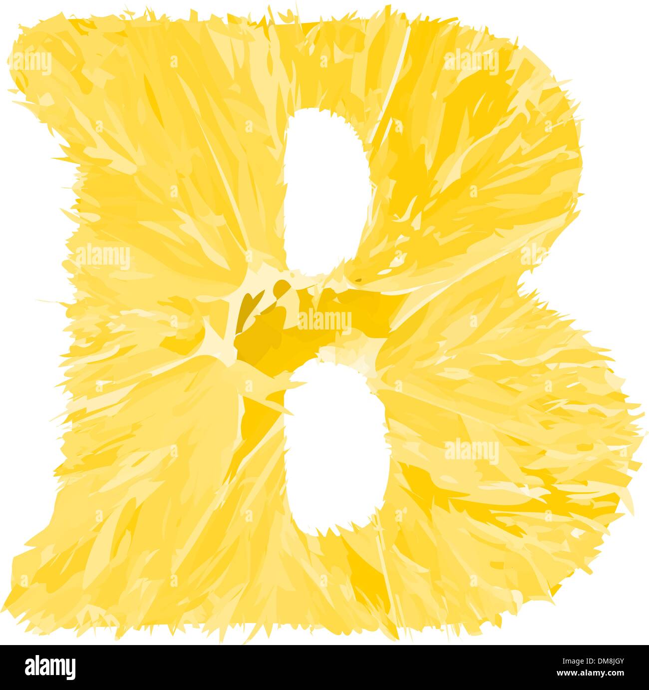 One letter of orange alphabet Stock Vector Image & Art - Alamy