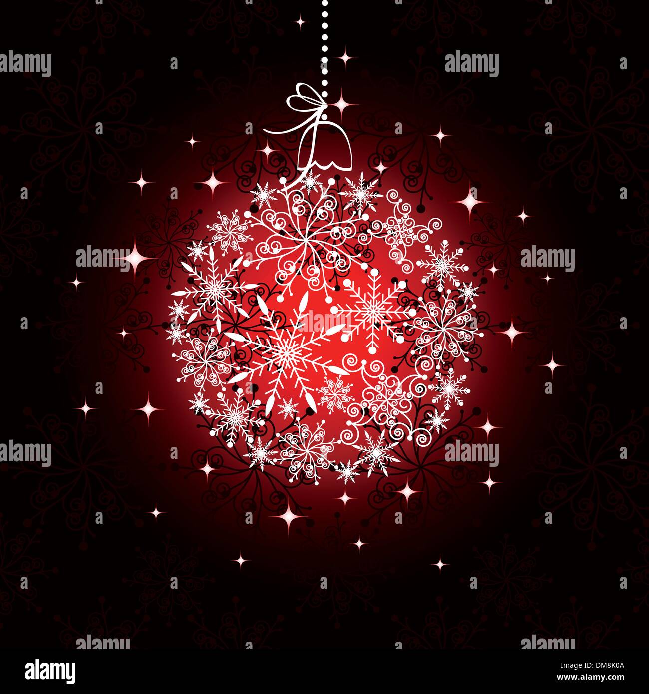 Christmas ornament background on Stock Vector Images - Alamy