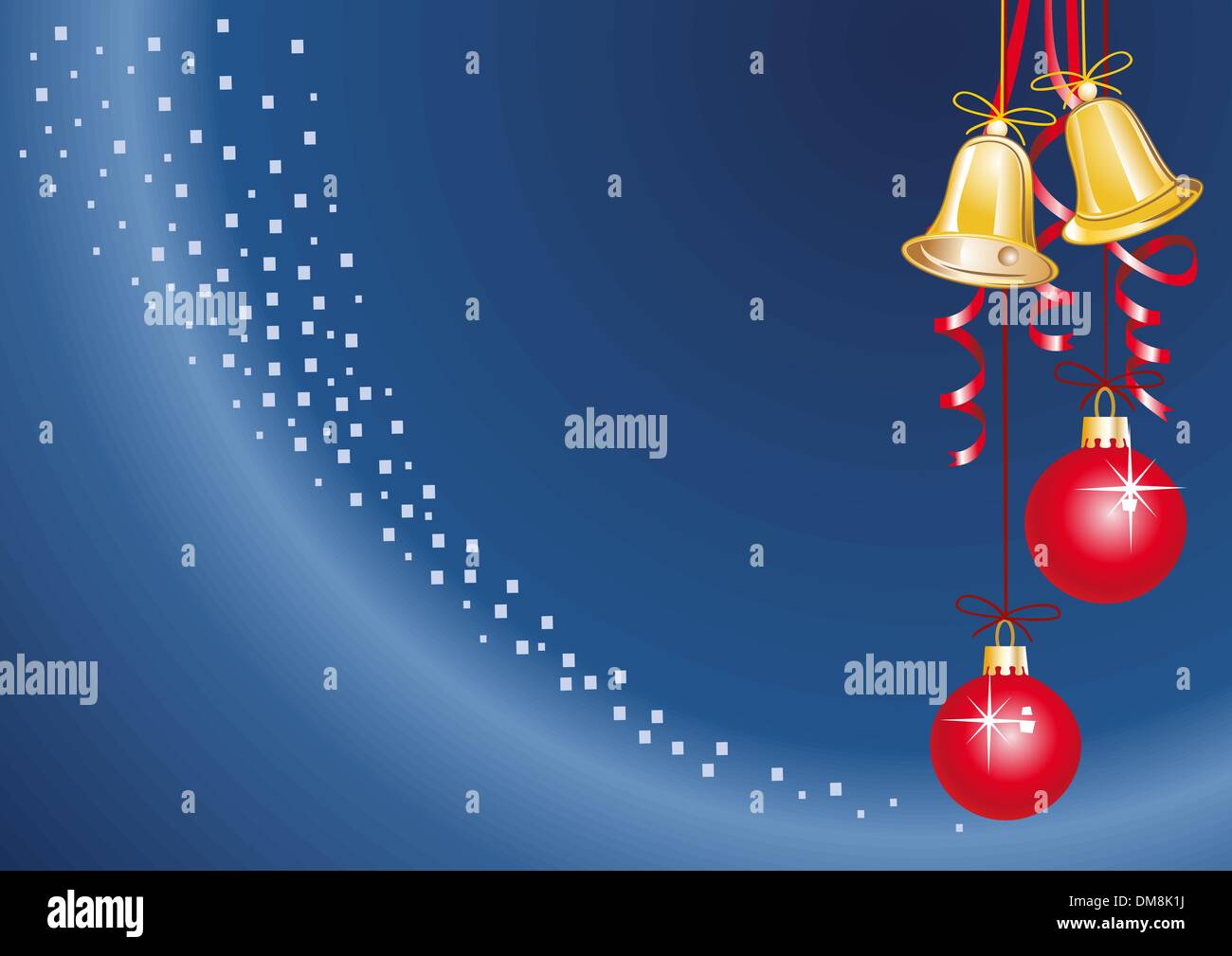 Merry christmas bells on Stock Vector Images - Alamy