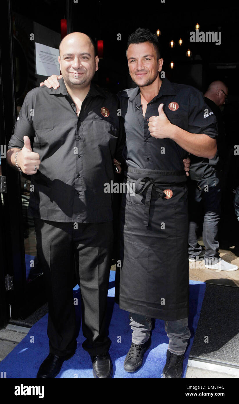Peter Andre and his brother grand opening of Peter Andre's second ...