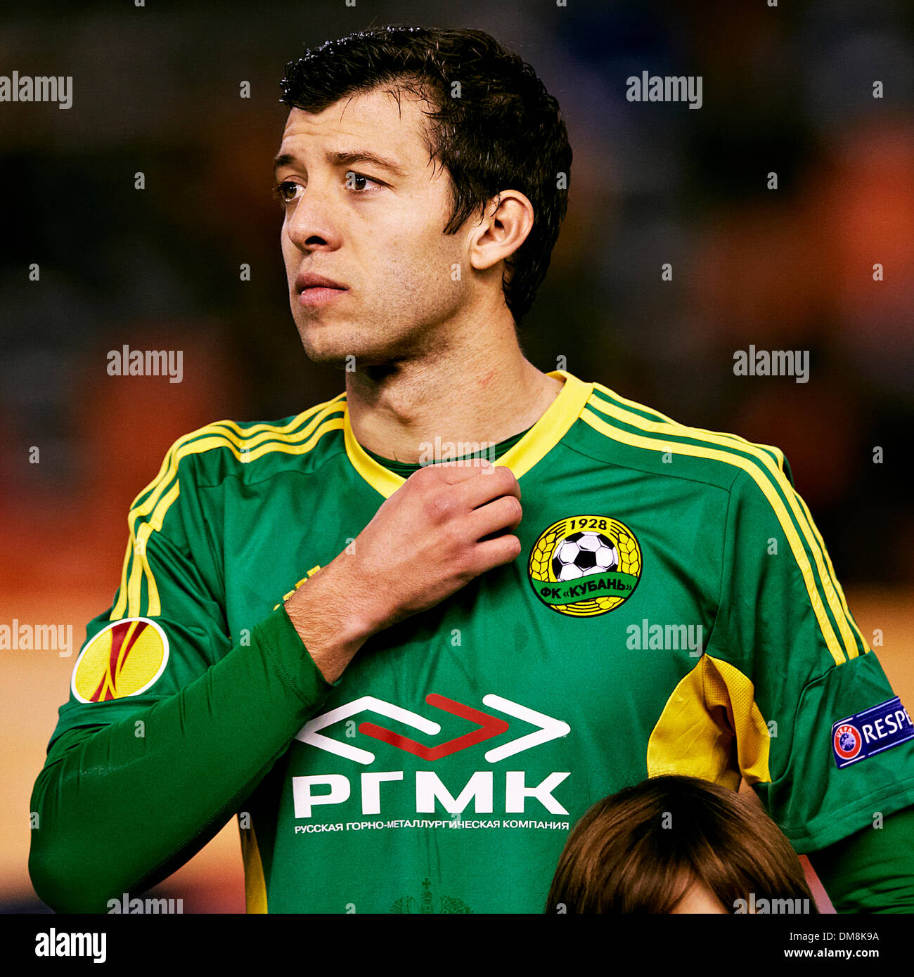 Valencia, Spain. 12th Dec, 2013. Defender Angel Dealbert of FC Kuban ...