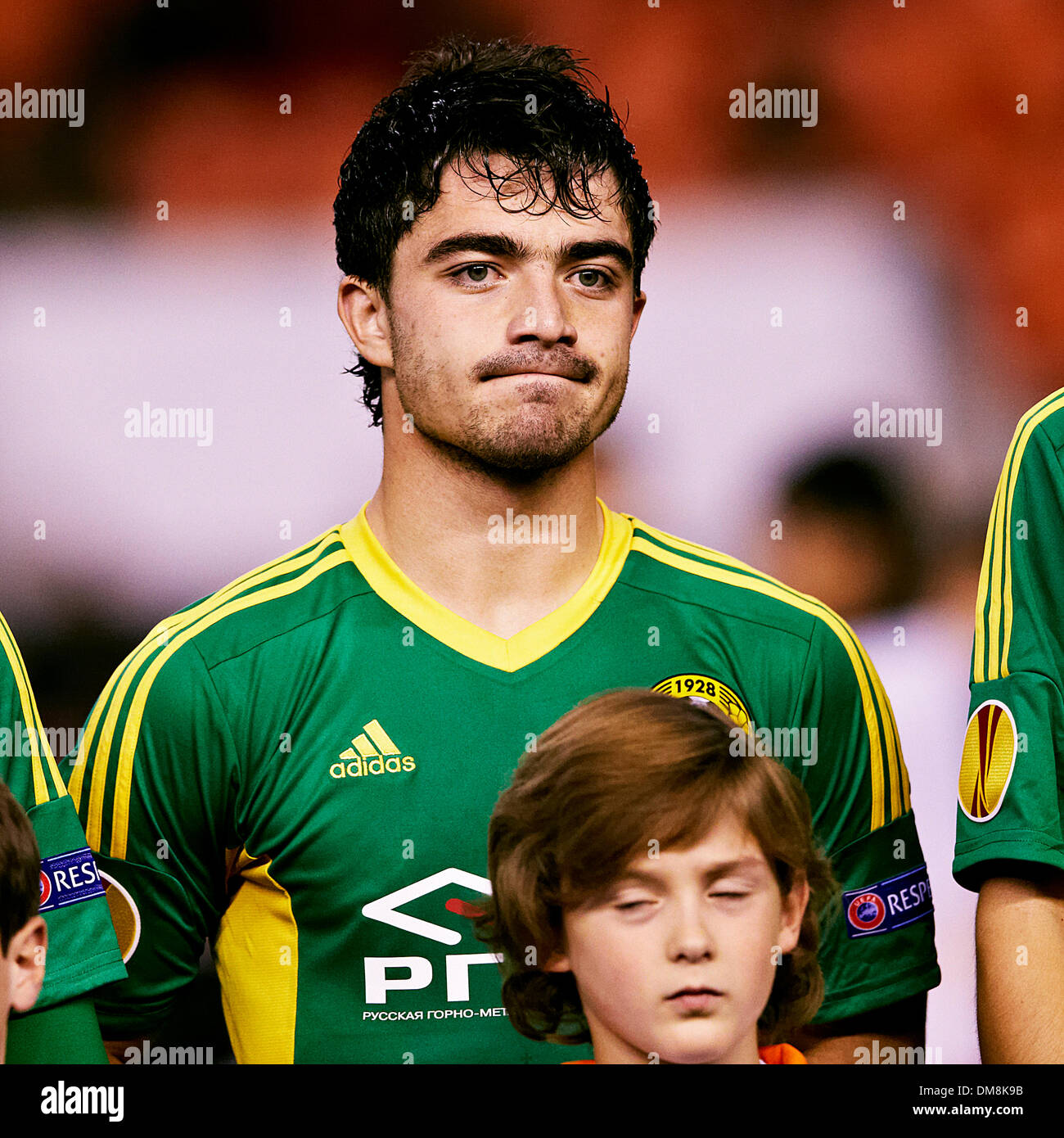 Valencia, Spain. 12th Dec, 2013. Midfielder Anton Sosnin of FC Kuban ...