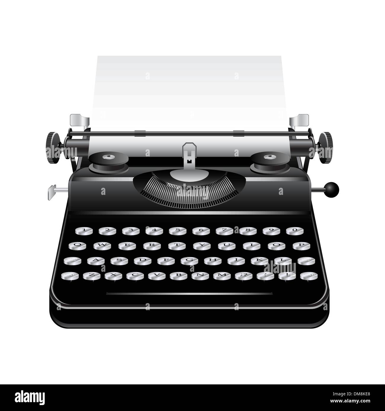 Writing alphabet letter on paper Stock Vector Images - Alamy