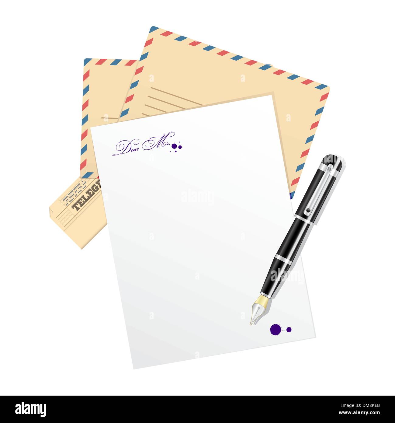 Telegram message Cut Out Stock Images & Pictures - Alamy