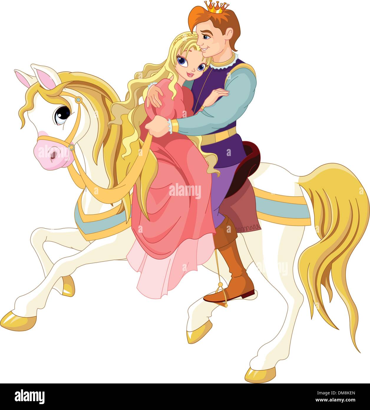 Prince charming cartoon hi-res stock photography and images - Alamy