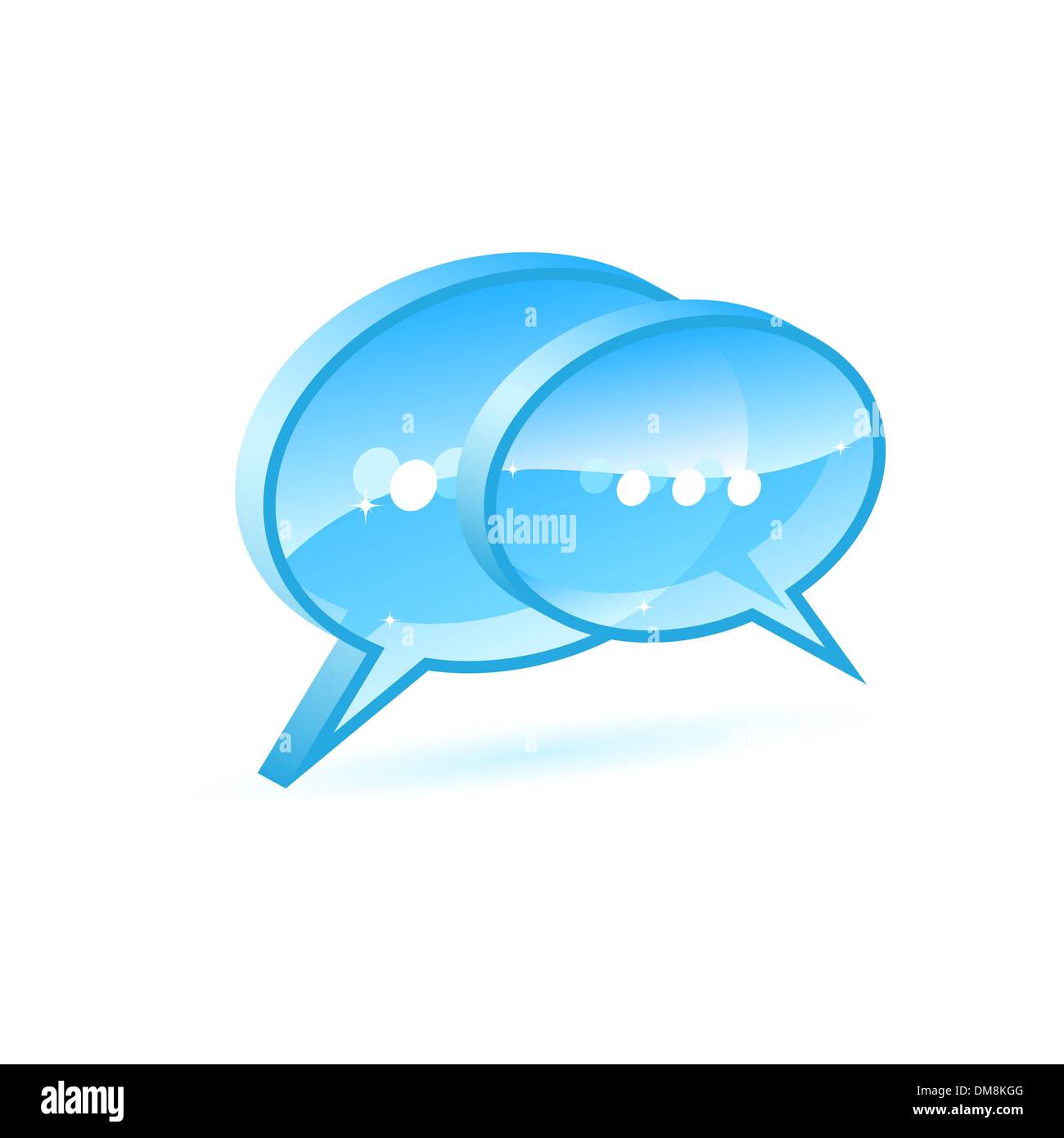 Talk chat 3d icon talking hi-res stock photography and images - Alamy